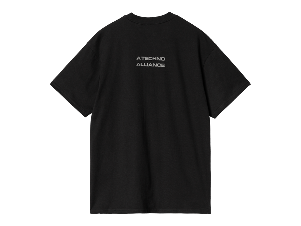 Techno Alliance S/S T-Shirt - Black/ Dark Grey Reflective | Tresor Berlin