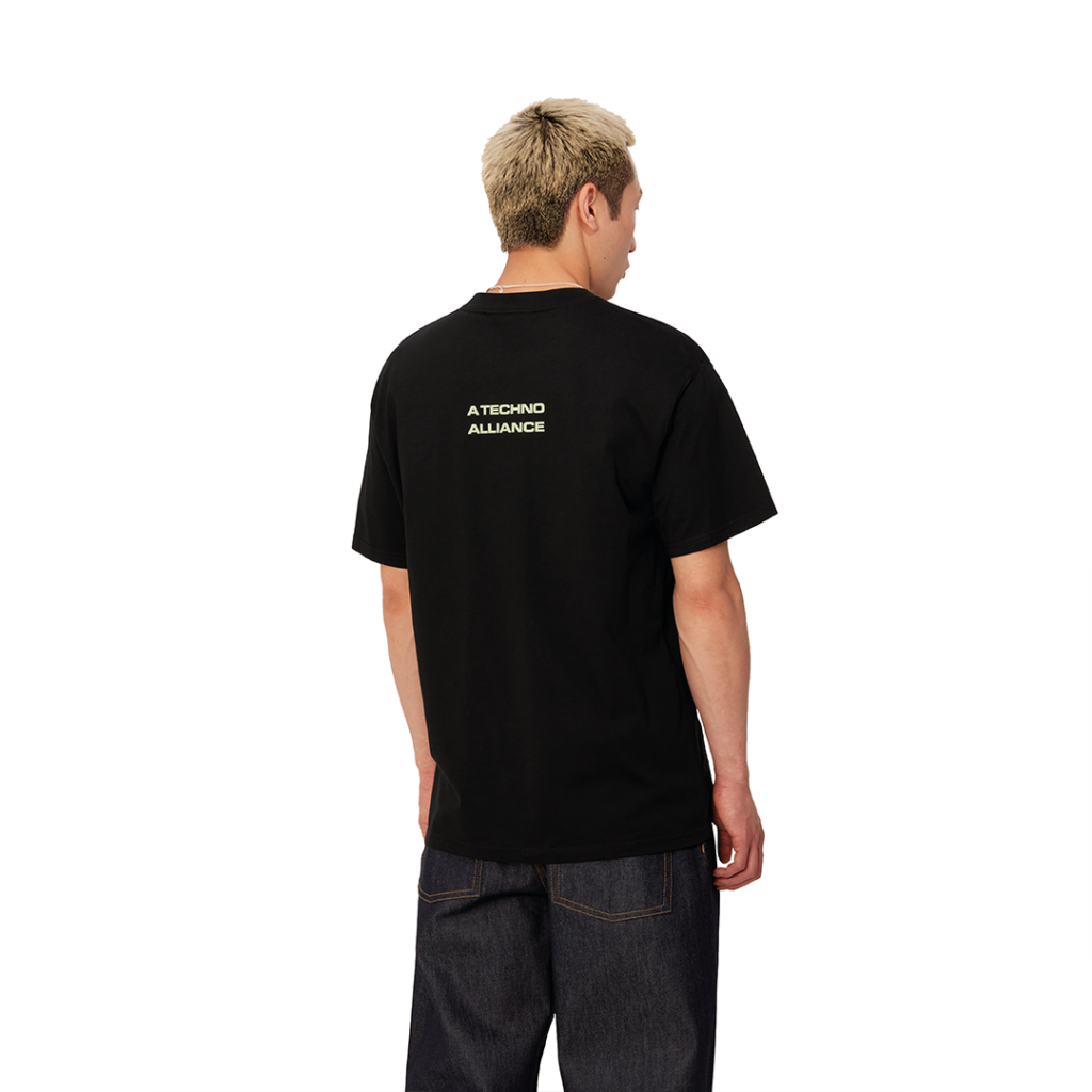 Techno Alliance S/S T-Shirt - Black/ Glow Green | Tresor Berlin