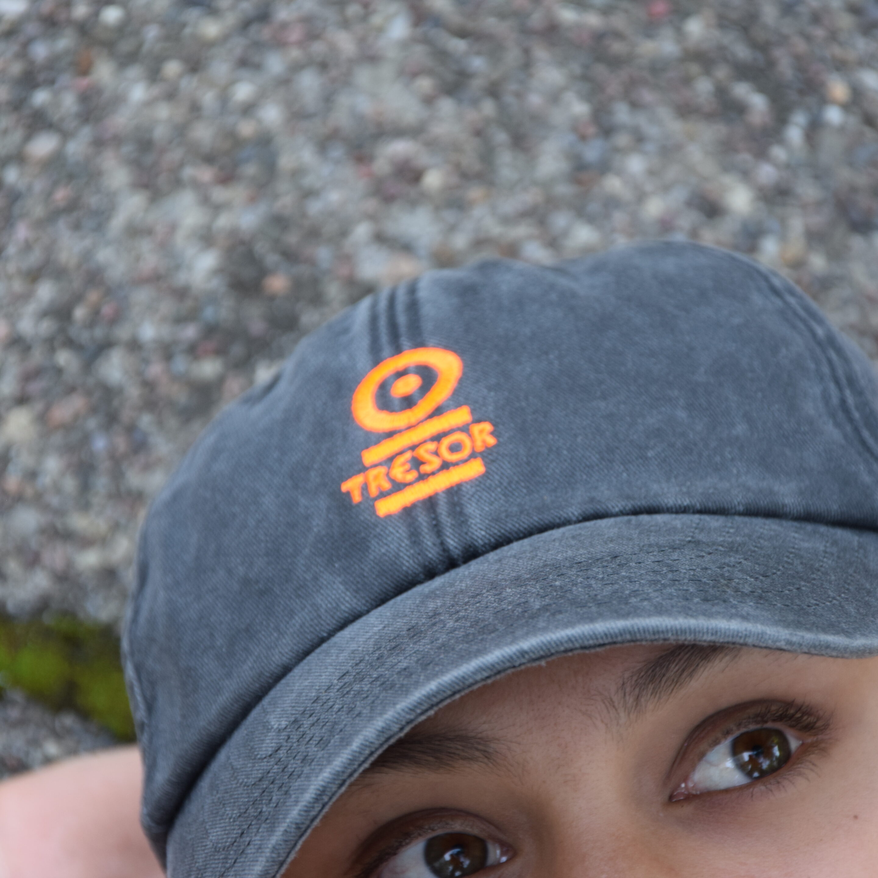 Washed Orange Logo Cap | Tresor Berlin